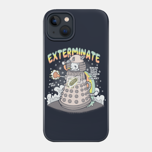 DalekCat - Dalek - Phone Case Designed & Sold By Reesoonкi