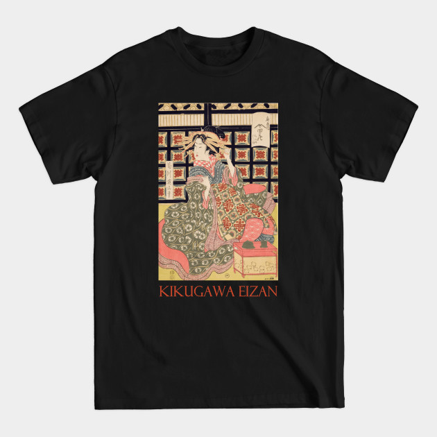 Courtesan Of The Ogiya Brothel By Kikugawa Eizan - Woodblock Print - T ...
