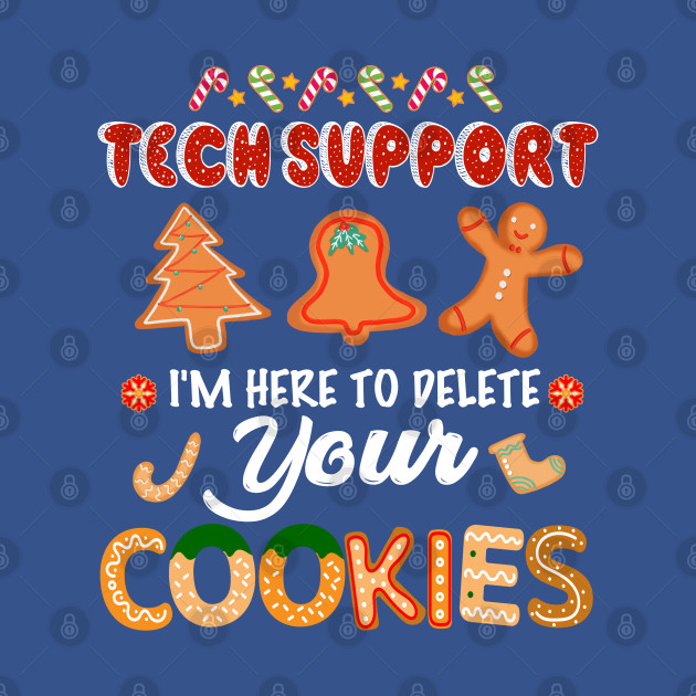 Funny Christmas Tech Support Computer Programmer Cookie Love - Funny ...