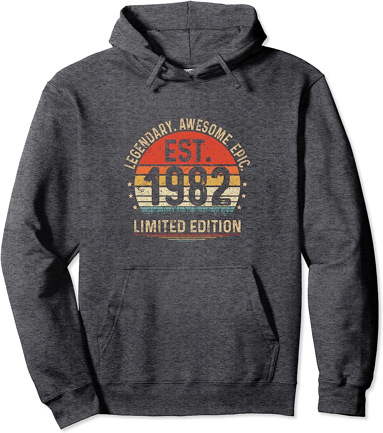 Est. 1982 Vintage 1982 Limited Edition 39th Birthday Pullover Hoodie ...