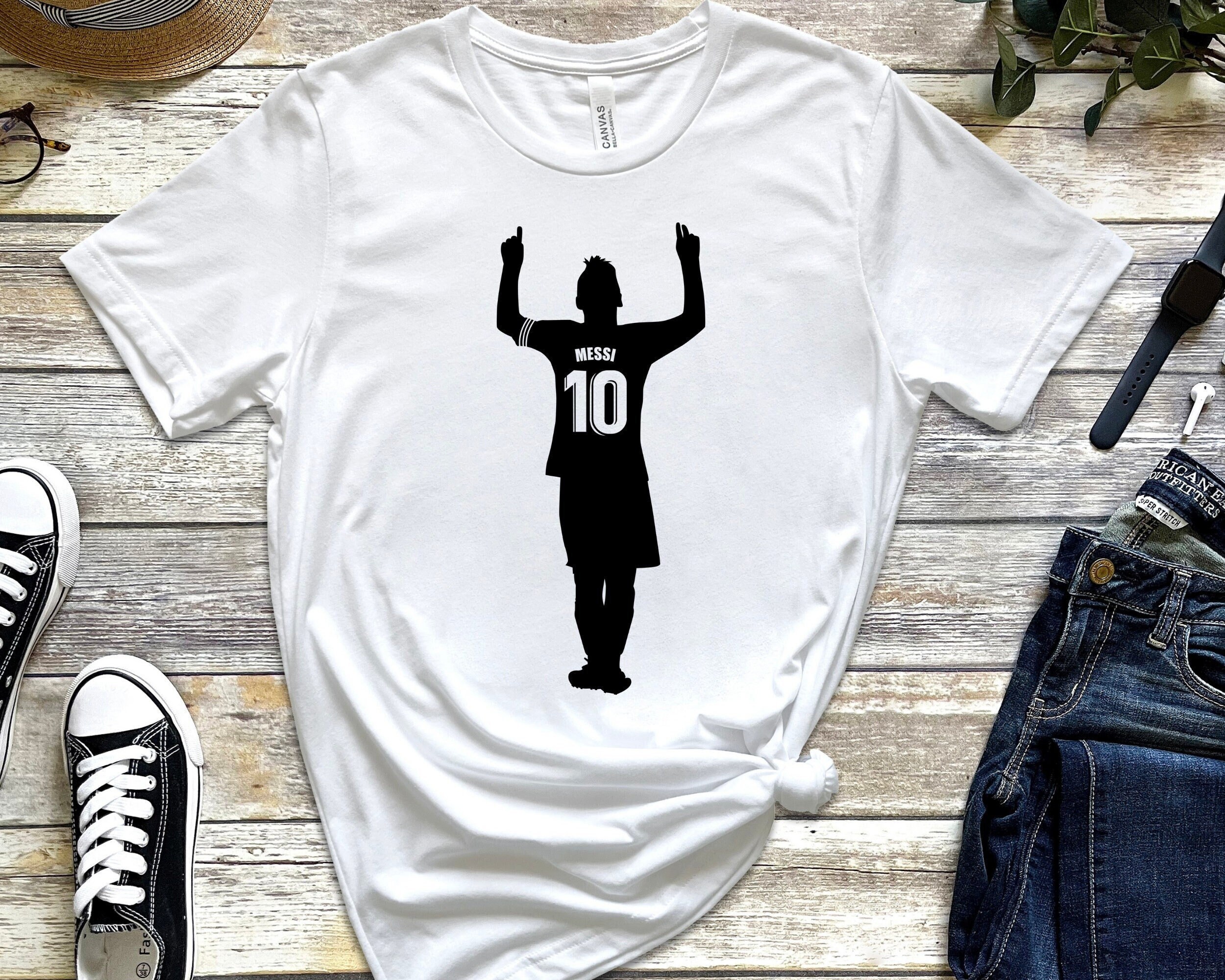 Lionel Messi Shirt, Lionel Messi Aesthetic THE GOAT M10 T-Shirt