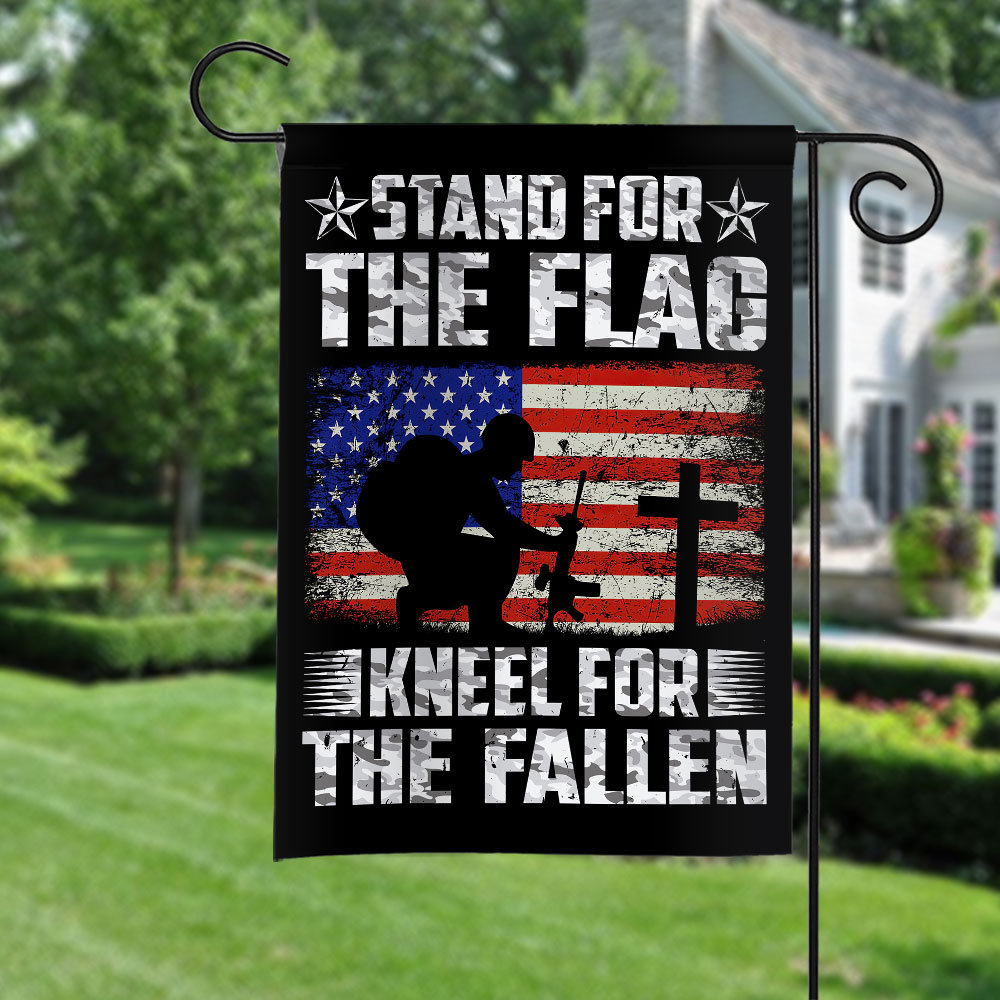 Stand For The Flag Kneel For The Fallen 4th July Flag, Faith Hope Love ...
