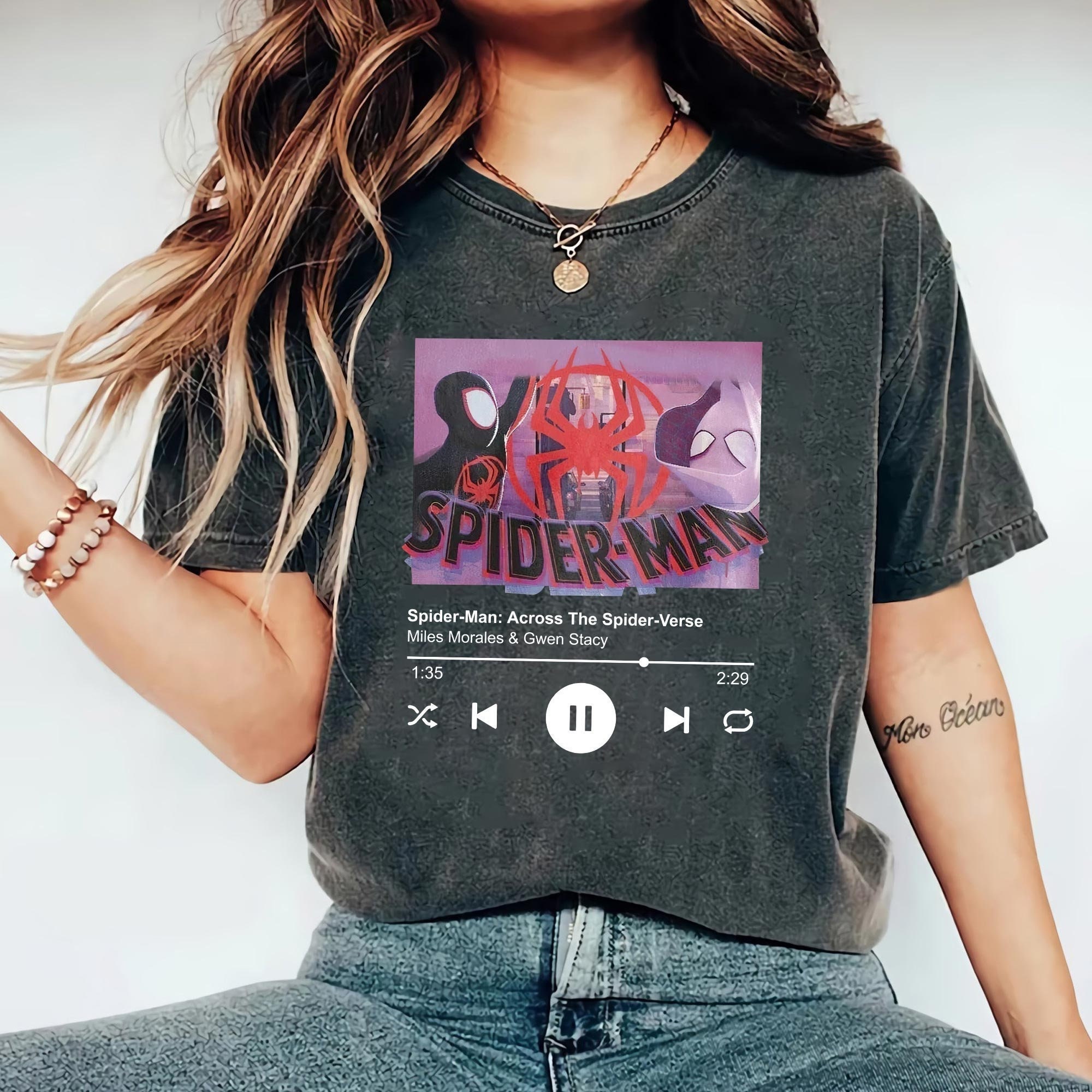 Spider-Man Across The Spider-Verse Shirt, Spider-Man 2023 Characters ...