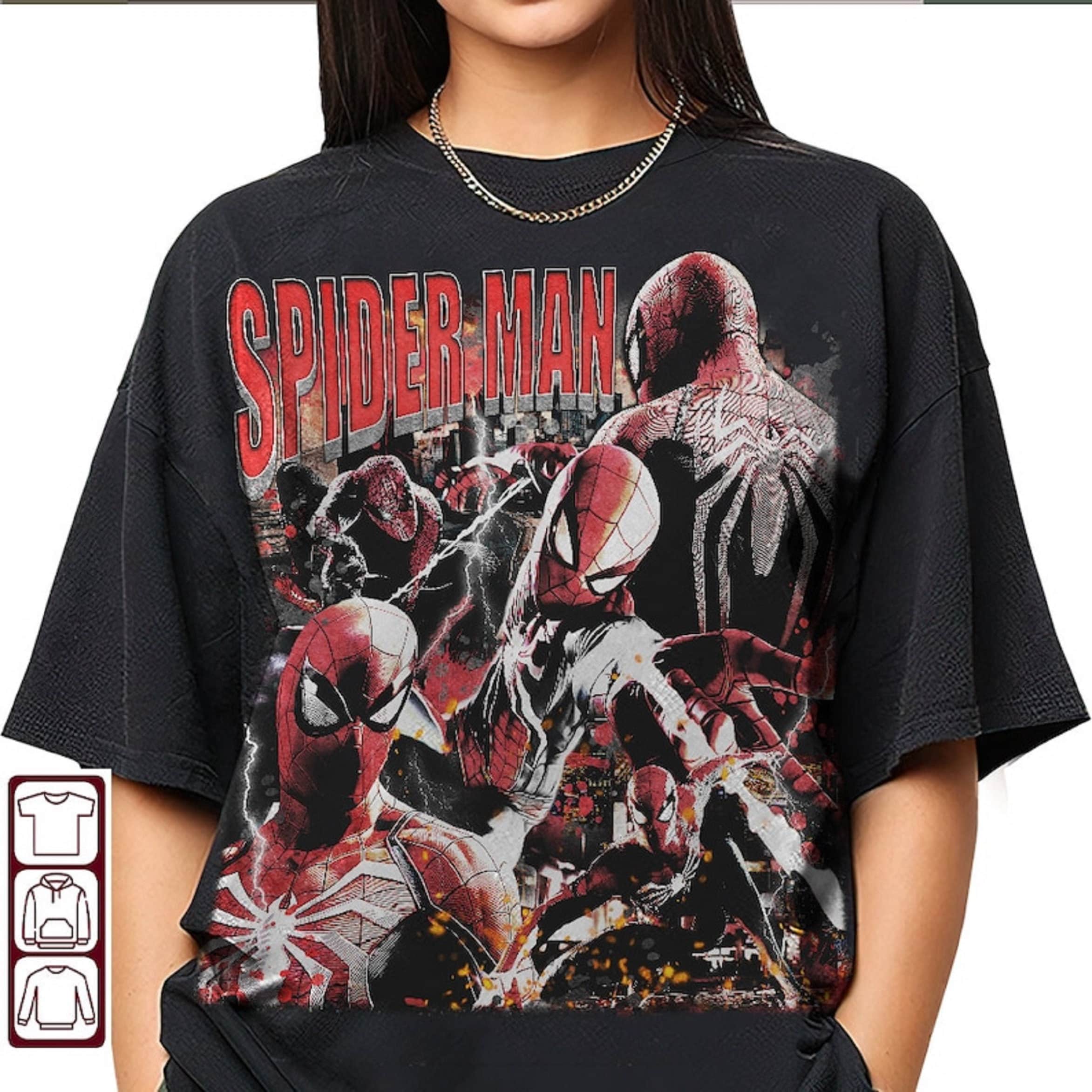 Spider Man 90s Vintage Shirt, Spider Man Shirt, Spider Man Tee, Spider ...