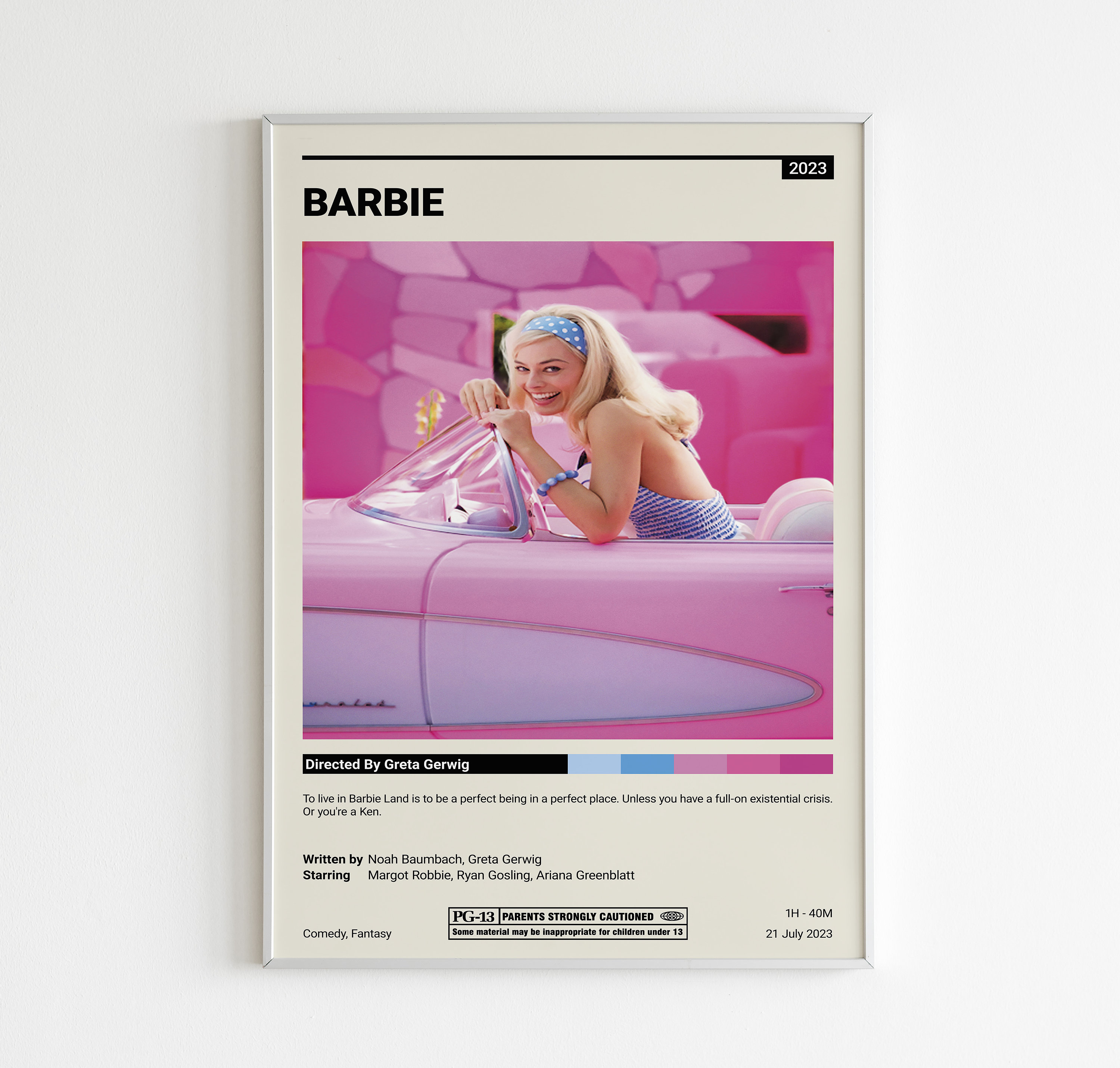 Barbie Movie Print | Minimalist Movie Poster