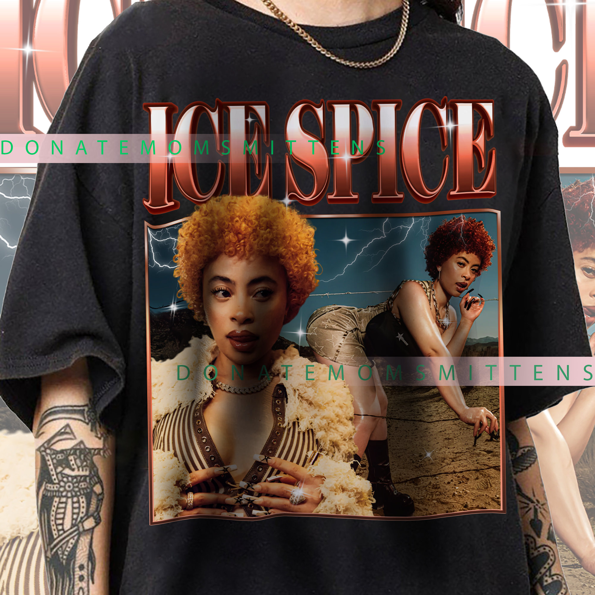 ICE SPICE Vintage Shirt, Ice Spice Homage Tshirt