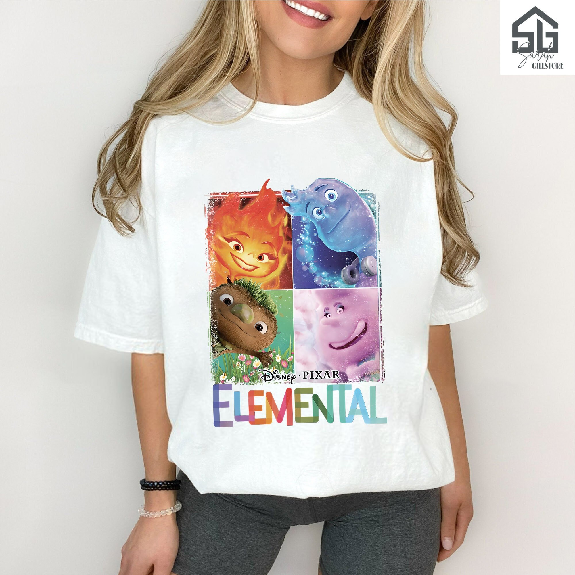 Elemental 2023 Disney Shirt, Disney Pixar Elemental Shirt, Disney ...
