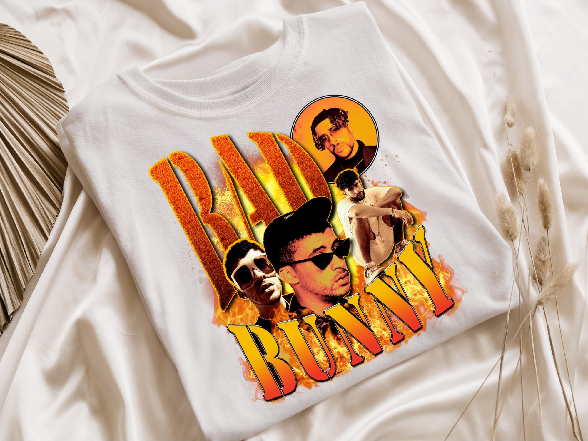 Bad Bunny Vintage Merch, Bad Bunny Vintage Bootleg T-Shirt