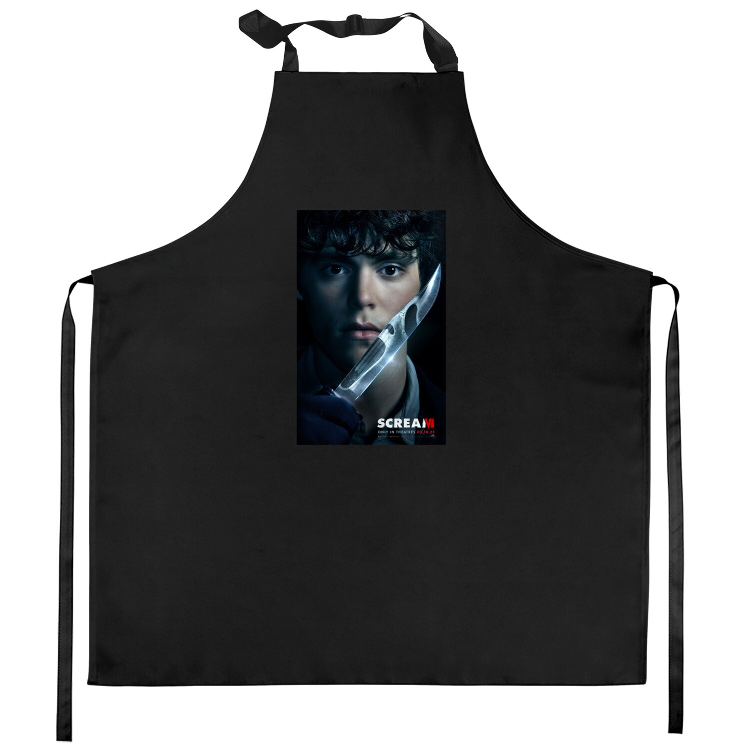 Scream 6 Ethan Laundry Poster Kitchen Aprons Movie (2023)