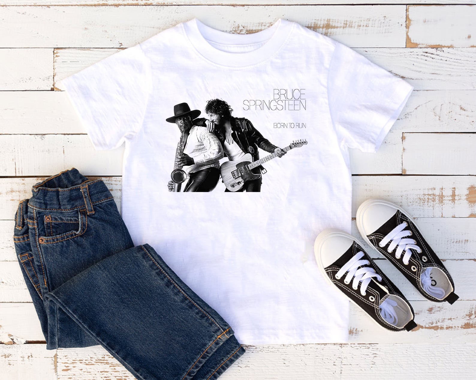 Bruce Springsteen Shirt Born To Run Music T-Shirt Designed & Sold By ...