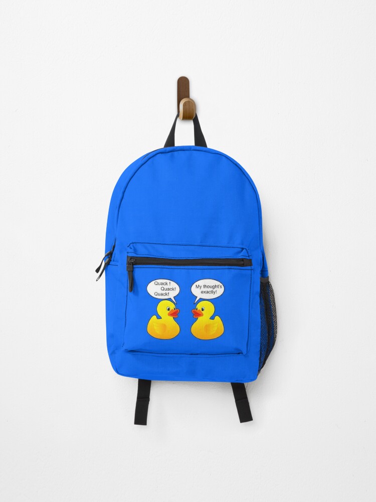 Funny Talking Rubber Ducks | Backpack