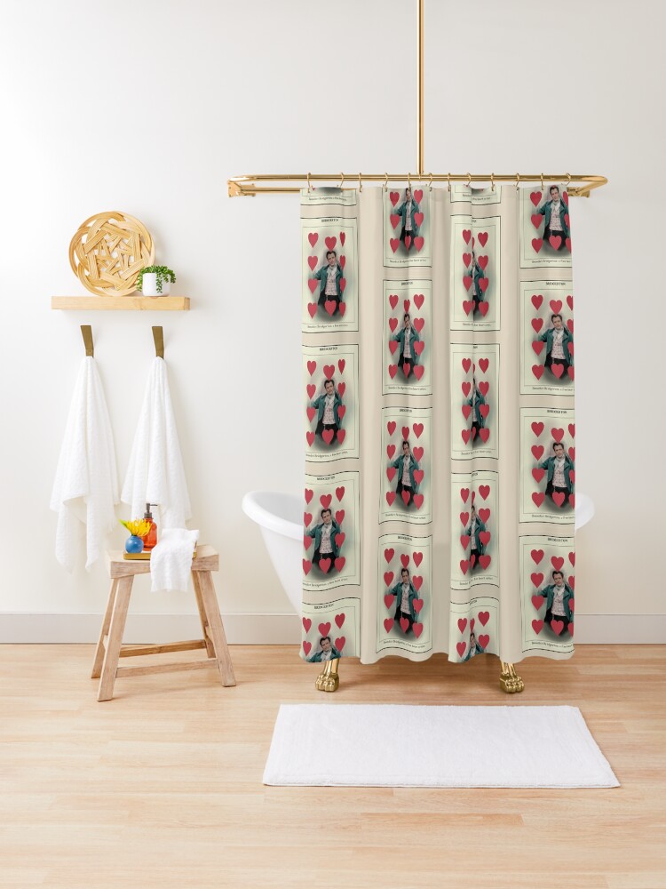 Netflix Bridgerton Benedict As The Ten Of Hearts. | Shower Curtain