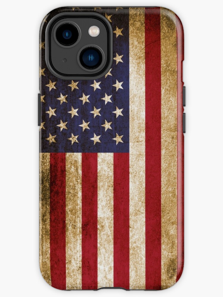 Vintage Patriotic Rustic American Flag | IPhone Case