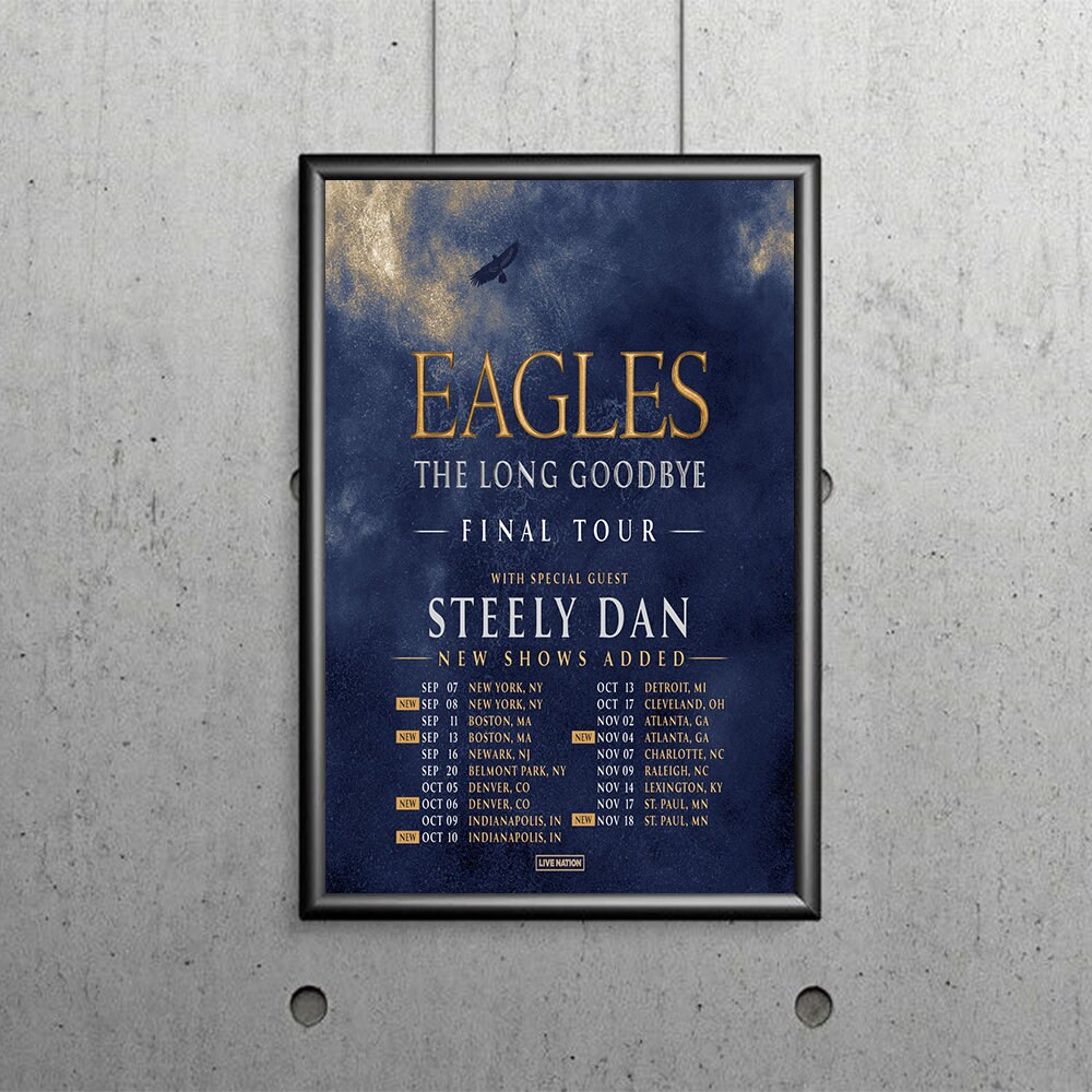 Eagles The Long Goodbye Tour 2023 Poster