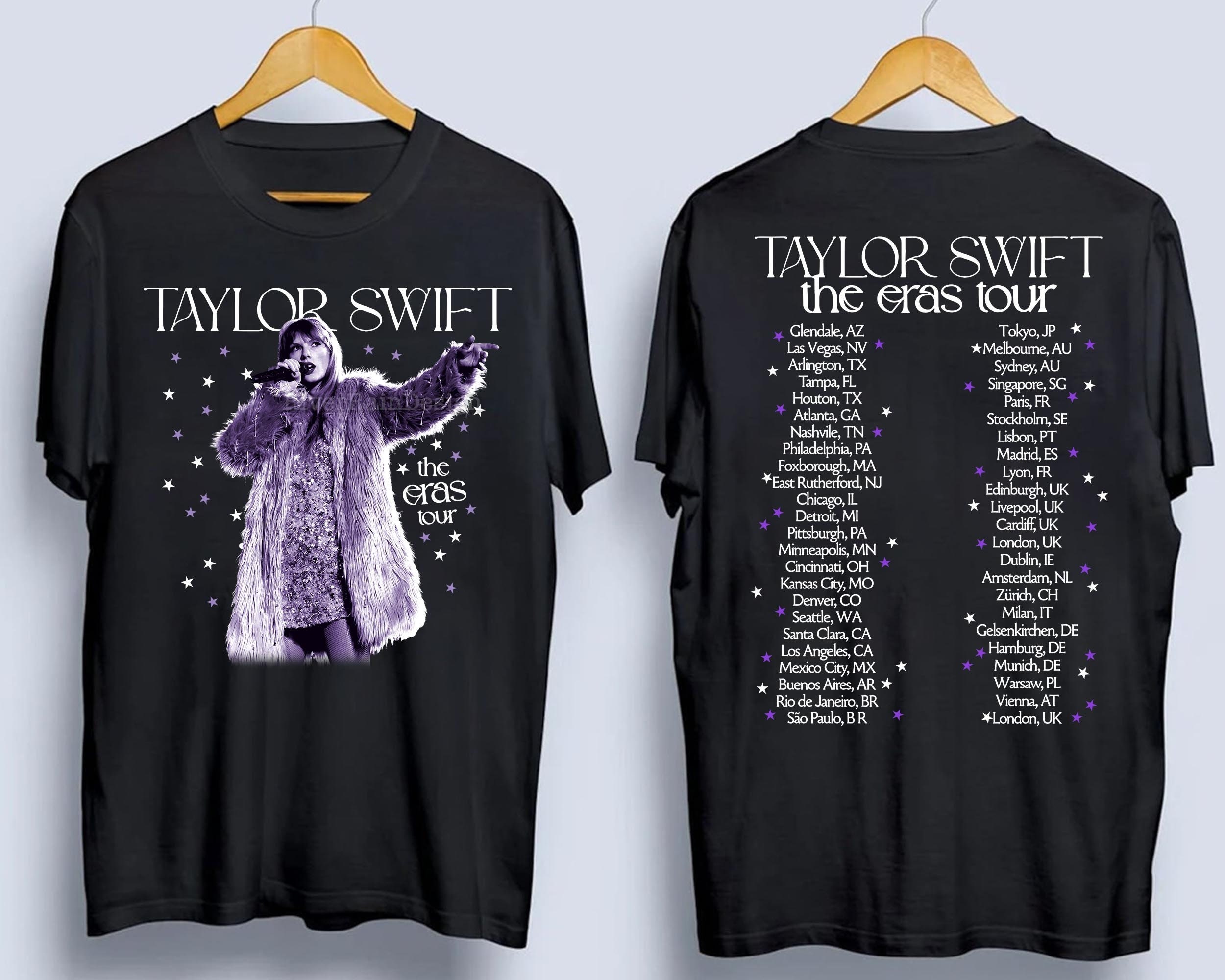 The Er.as Tour Live Photo Stars Tshirt, Taylor Tour 2024