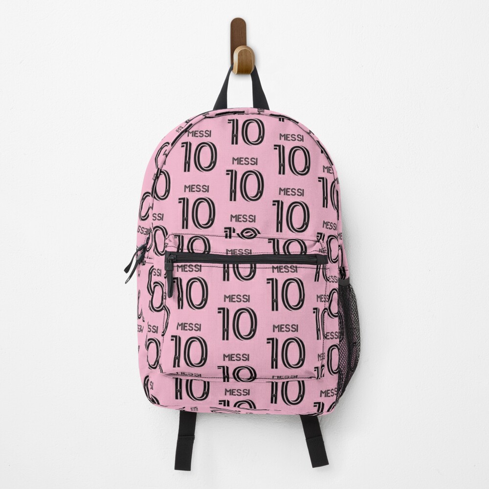 Leo Messi Number 10 Lionel Version Inter Miami Fc Football Club Backpack