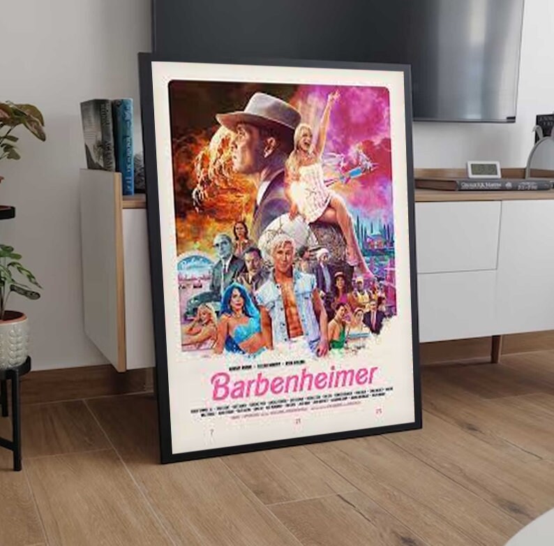 Barbenheimer Oppenheimer Movie 2023 Poster