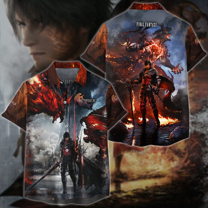 Final Fantasy XVI Video Game Hawaiian Shirt