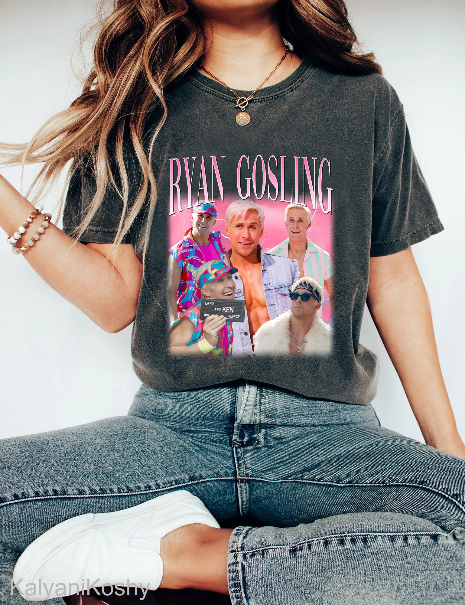 Ryan Gosling T-Shirt, Camiseta Ryan Gosling Ken Barbie Movie 2023 ...