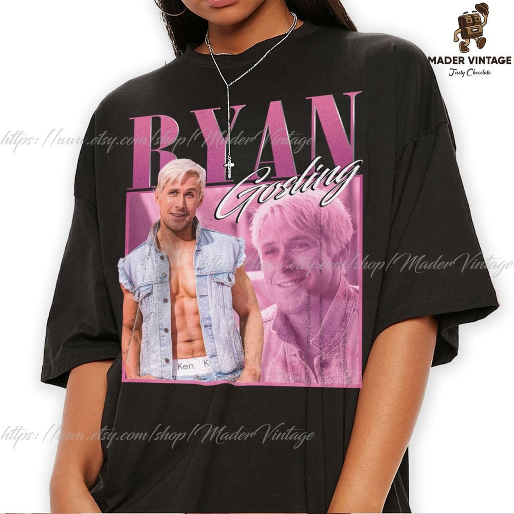 Ryan Gosling T-Shirt, Camiseta Ryan Gosling Ken Barbie Movie 2023 ...
