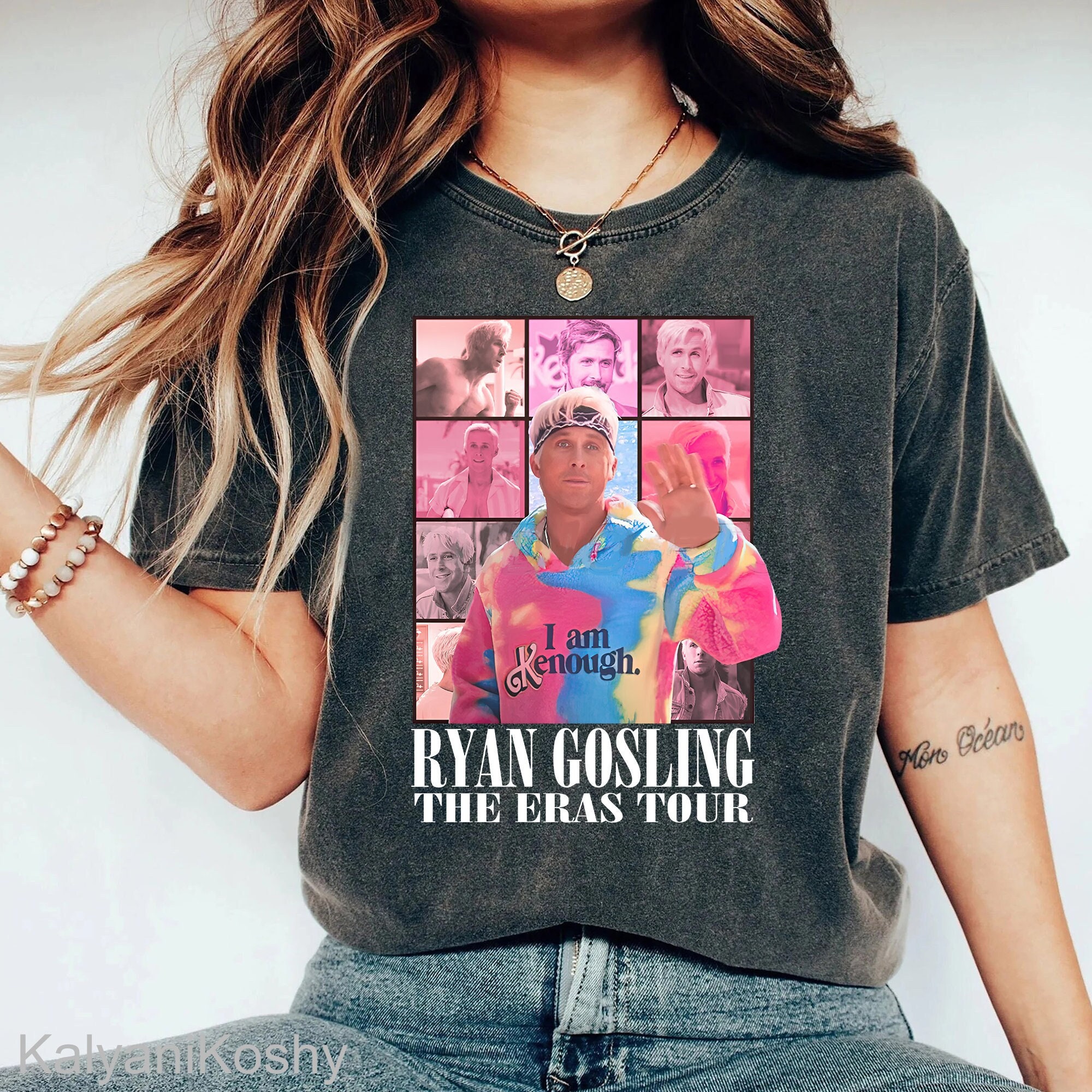 Ryan Gosling T-Shirt, Camiseta Ryan Gosling Ken Barbie Movie 2023 ...