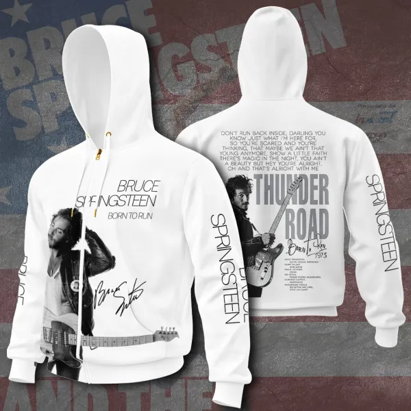 Bruce Springsteen Born To Run Music Lover Merch 3D Shirt