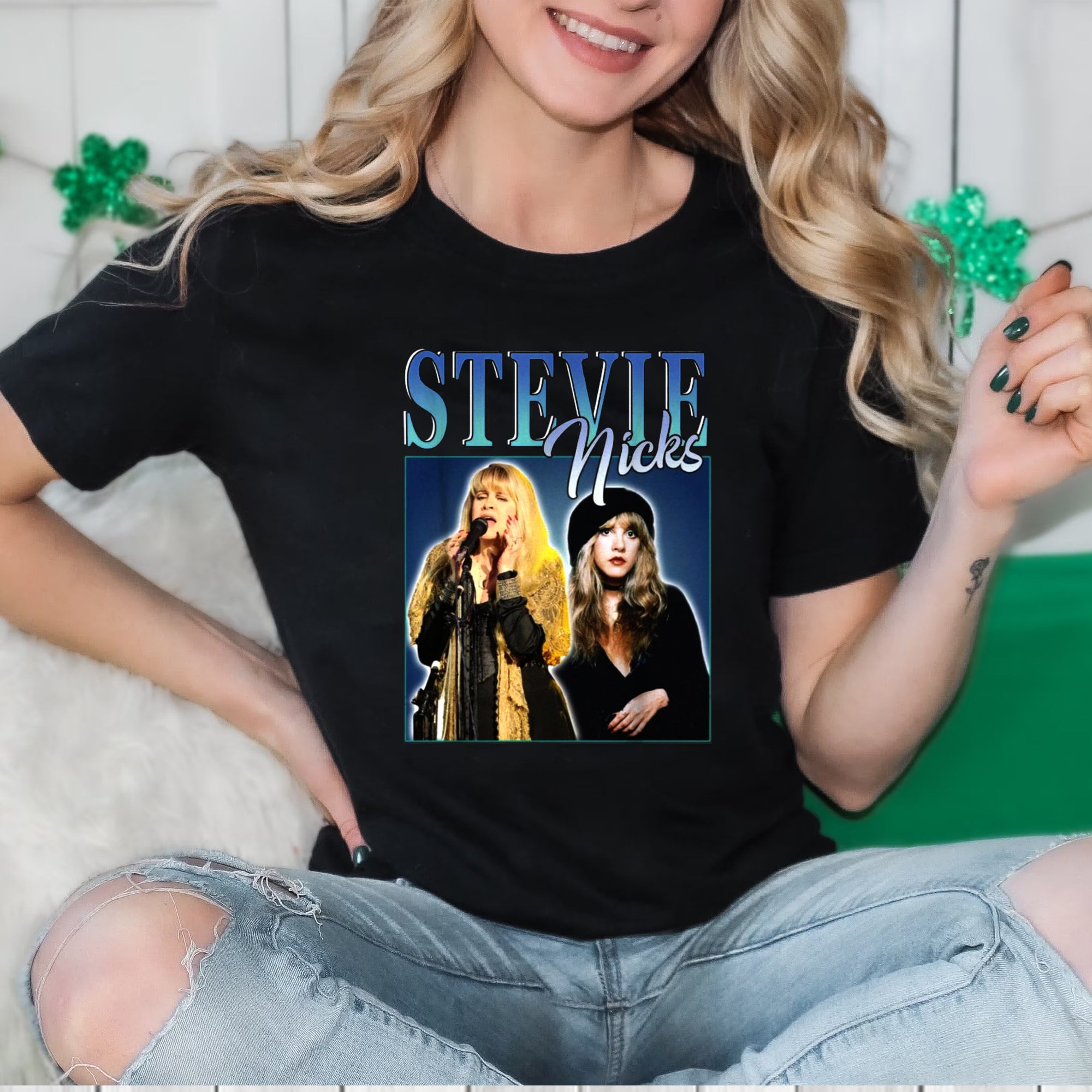 Stevie Nicks T-Shirt, Stevie Nicks 90s, Stevie Nicks Retro Music ...