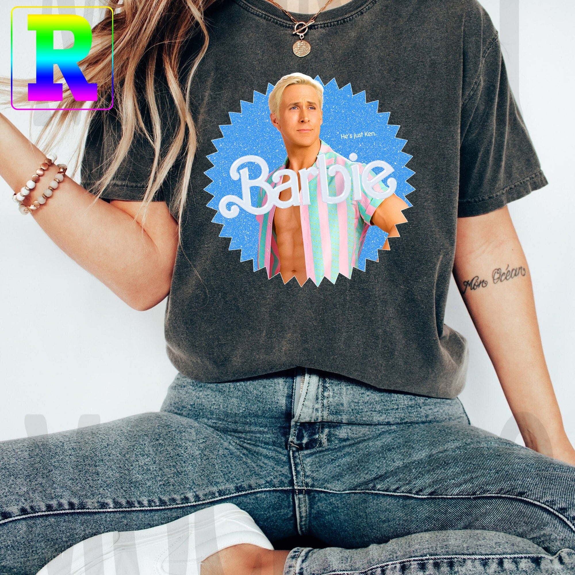 Ryan Gosling Barbie 2023 Film Lustig T-Shirt