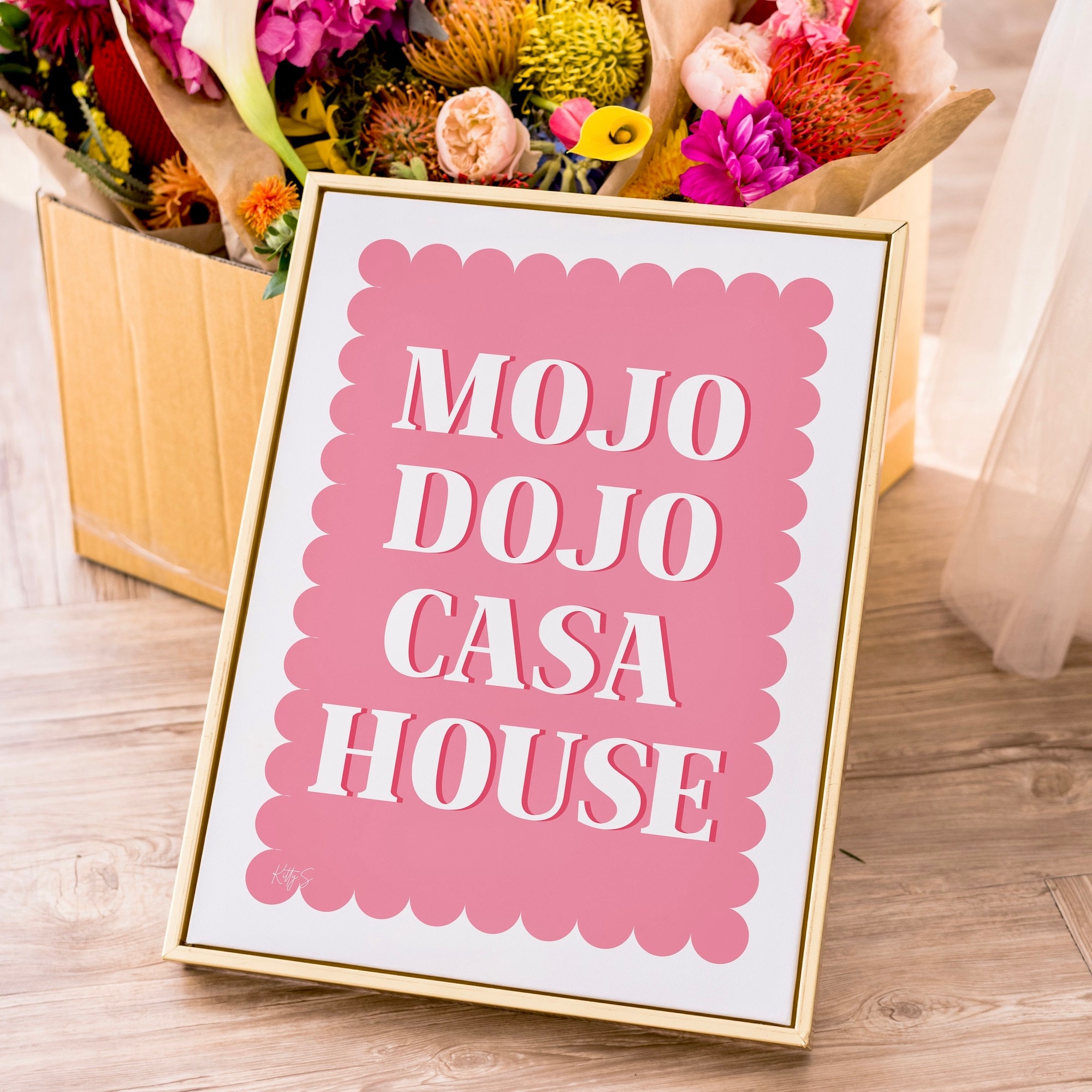 Printable Mojo Dojo Casa House Art Print | Barbie Inspired Art Print
