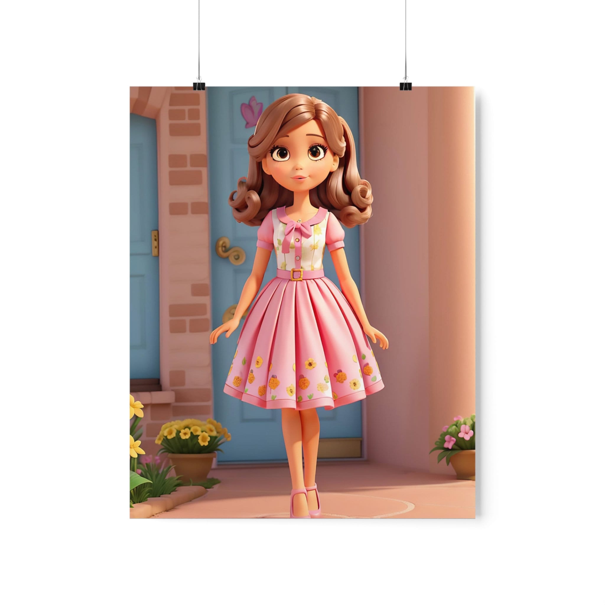 Premium Matte Vertical Barbie Style Posters