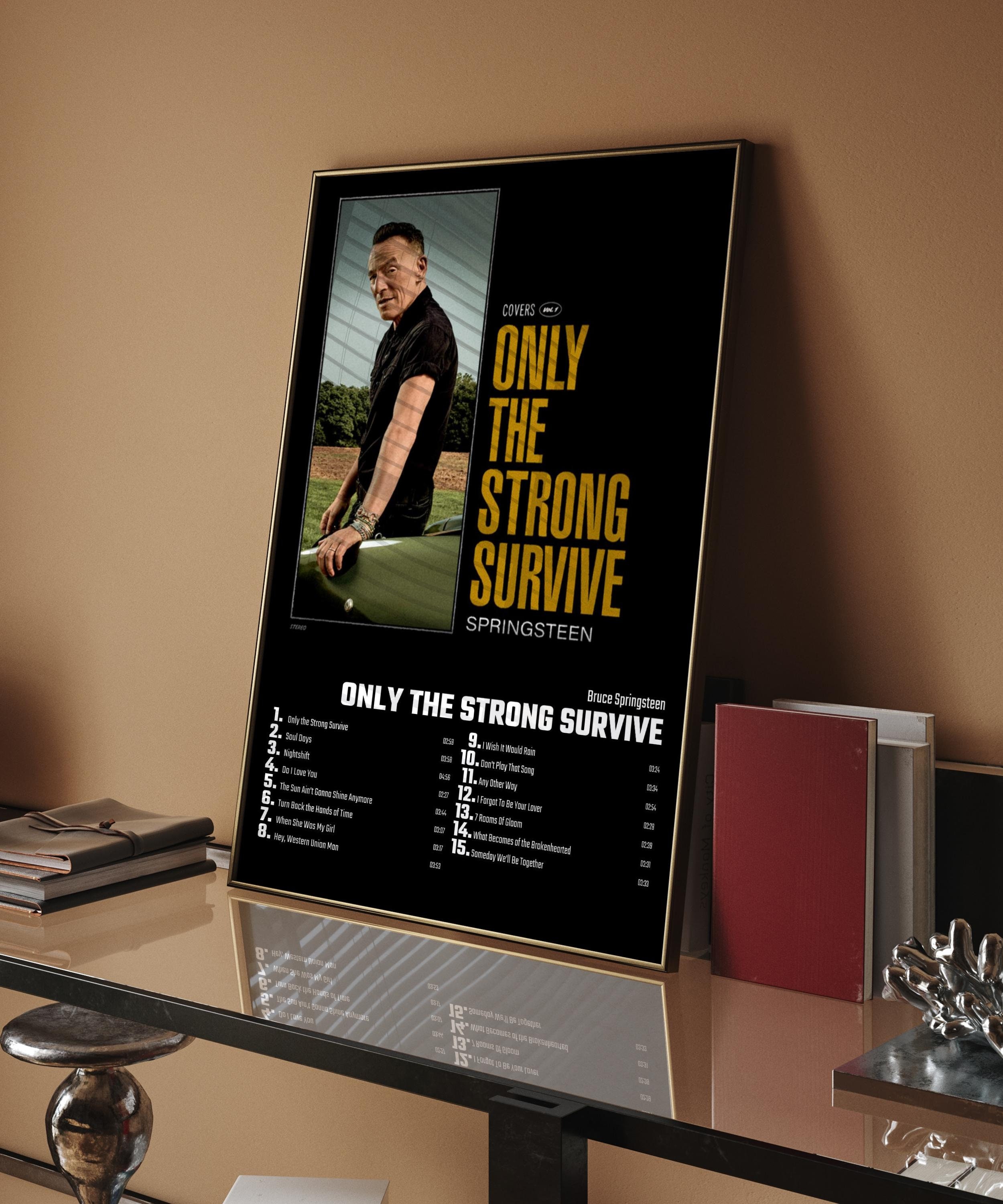Bruce Springsteen - Only The Strong Survive | Album Cover Poster For ...
