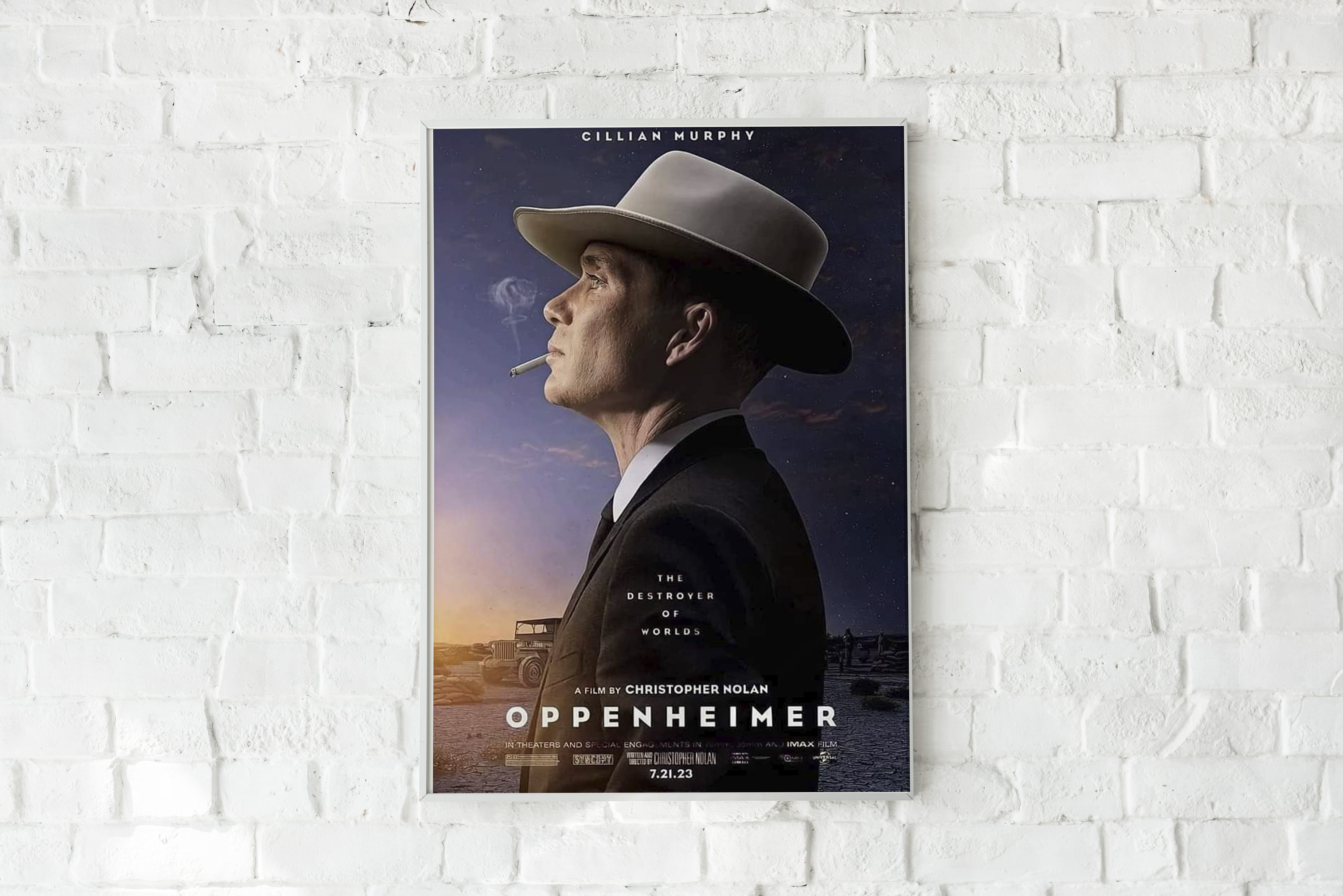 Oppenheimer Poster, Oppenheimer Wall Art, Wall Decor, Premium Matte ...