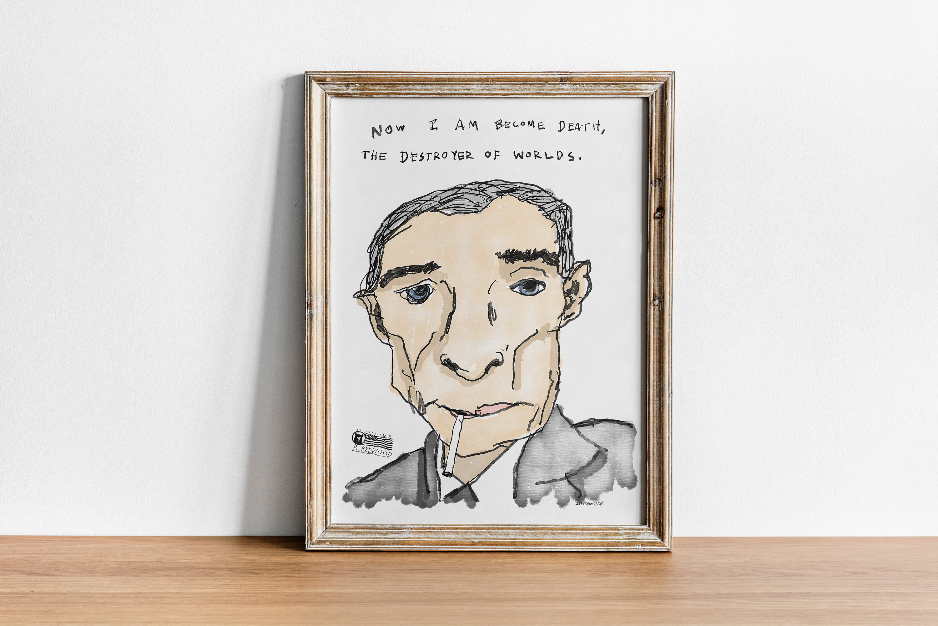 J. R. Oppenheimer Art Print, Fine Art Print Signed By Artist, Limited ...