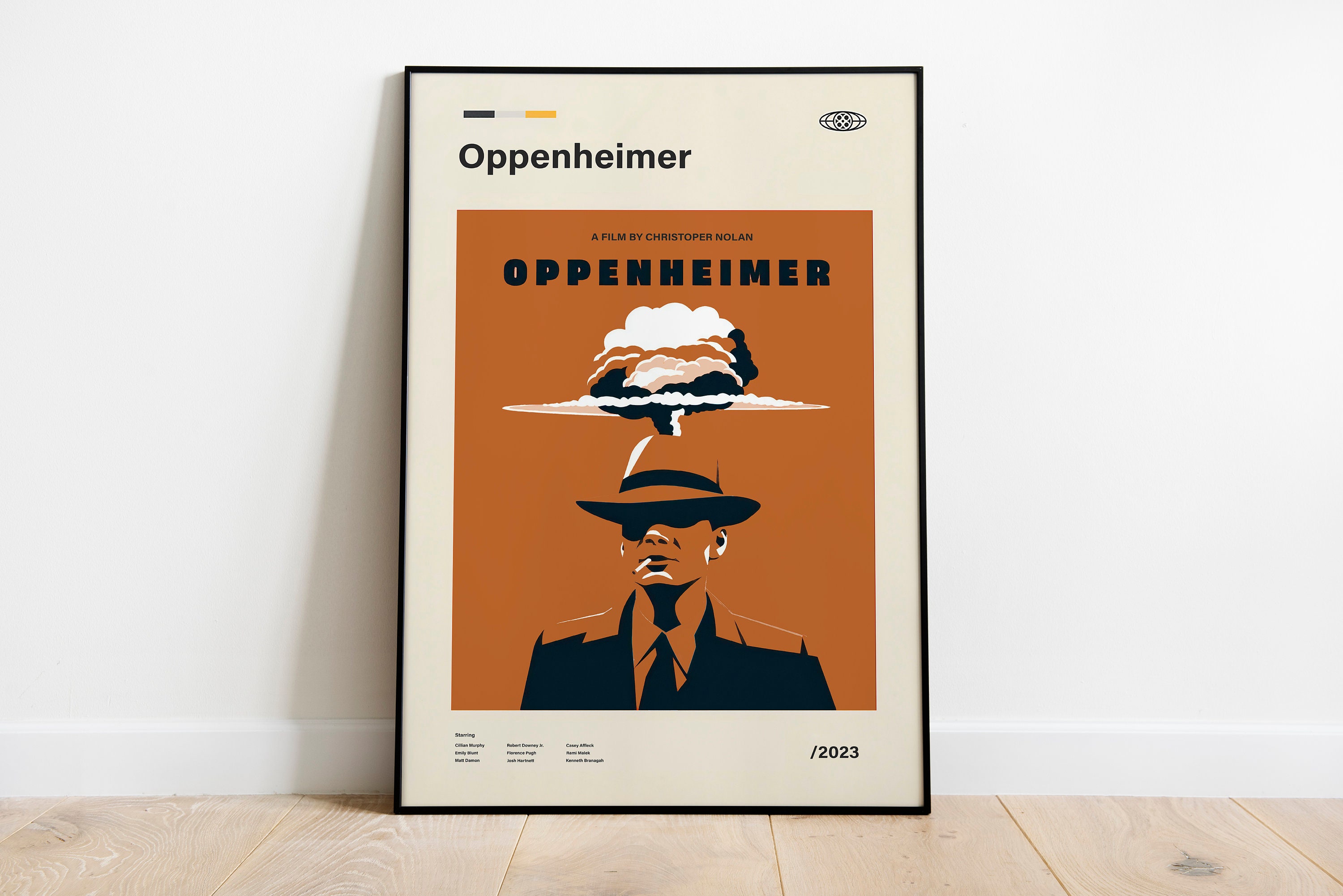 Oppenheimer Poster | Christopher Nolan Movie Poster | Oppenheimer Movie ...