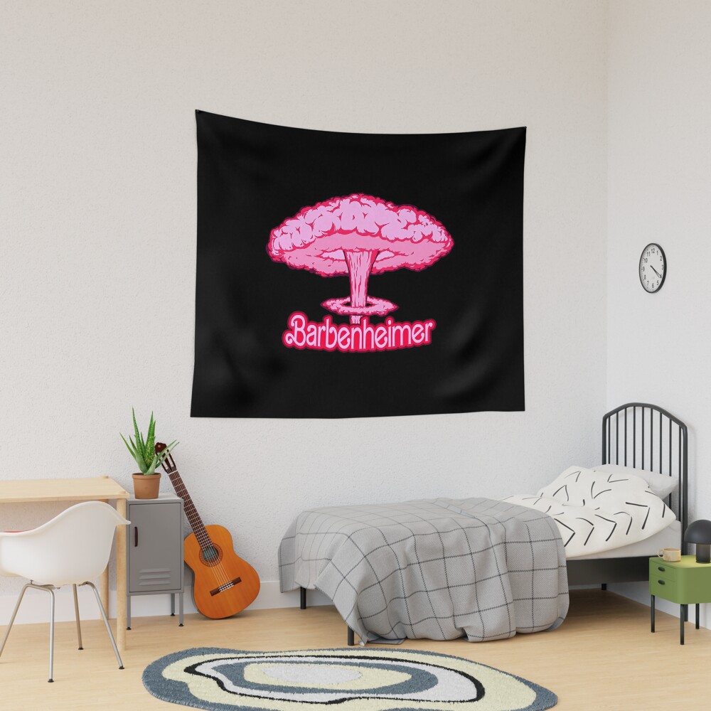 Barbenheimer Pink Oppenheimer X Barbie 2023 Tapestry