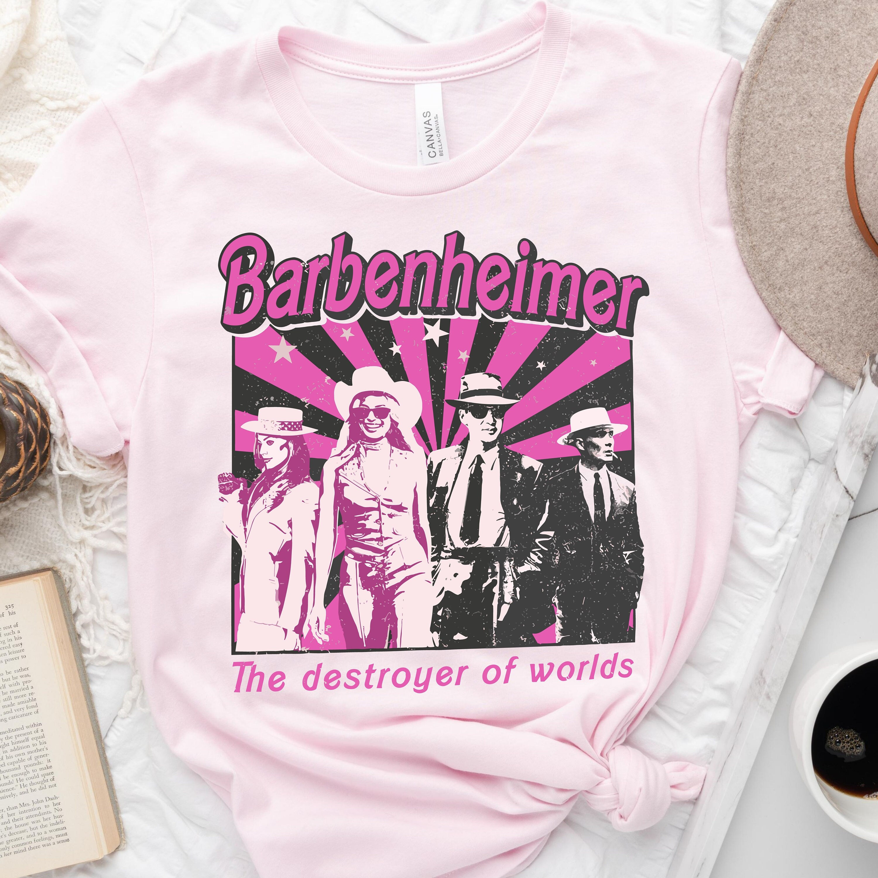 Barbenheimer 2023 Shirt, Barbenheimer The Destroyer Of Word Shirt