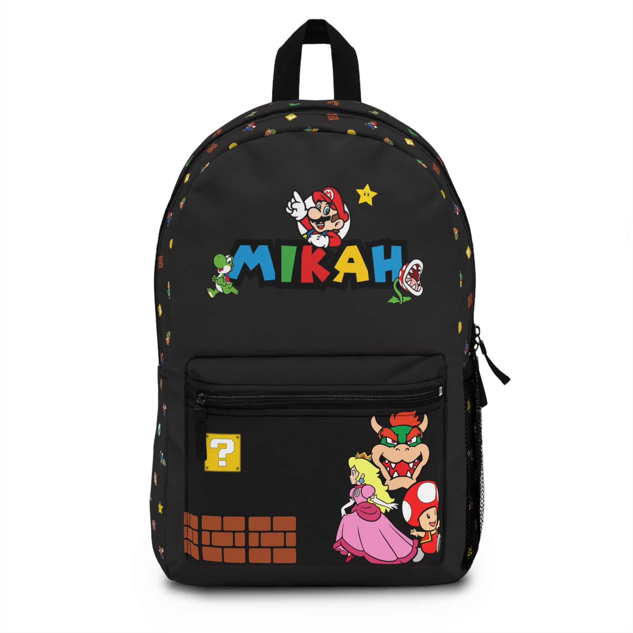 Super Mario Kids Backpack, Back To School Backpack, Mario World
