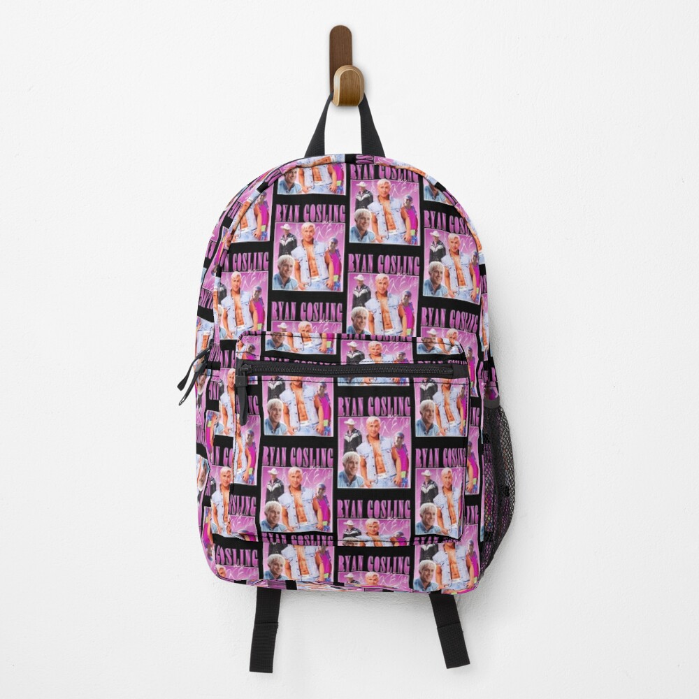 Ryan Gosling Barbie Movie Fan Collage Cursed Backpack