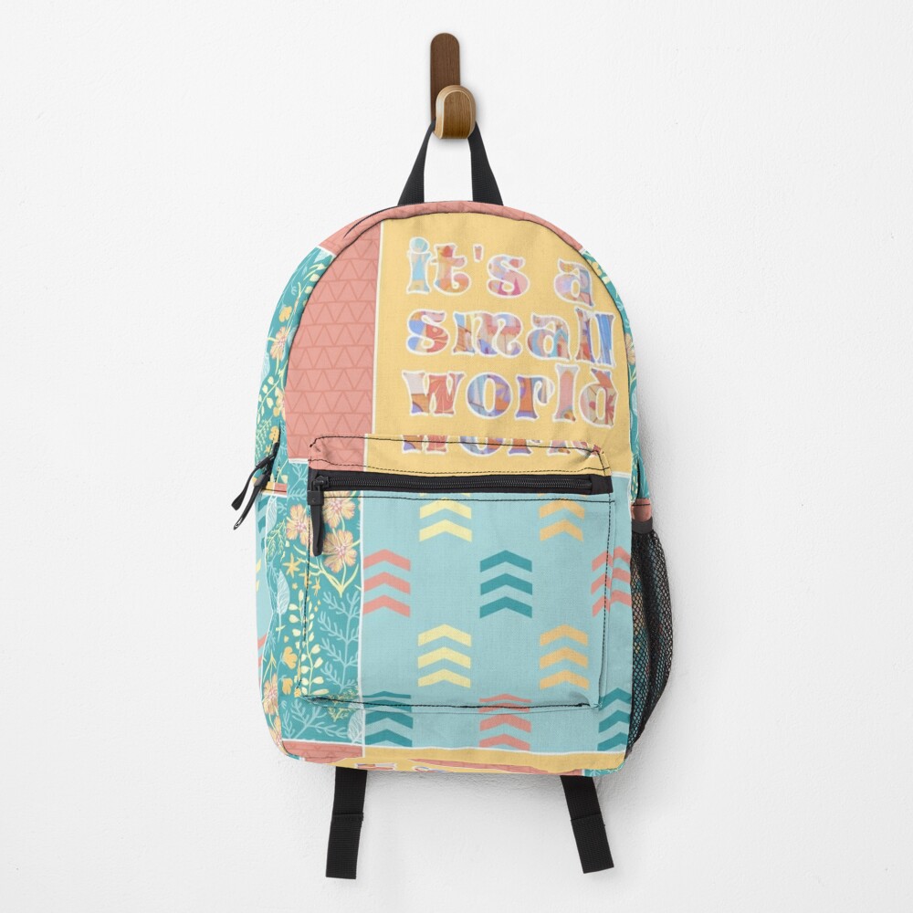 "it's A Small World" Pattern (version 3) Backpack Designed & Sold By ...