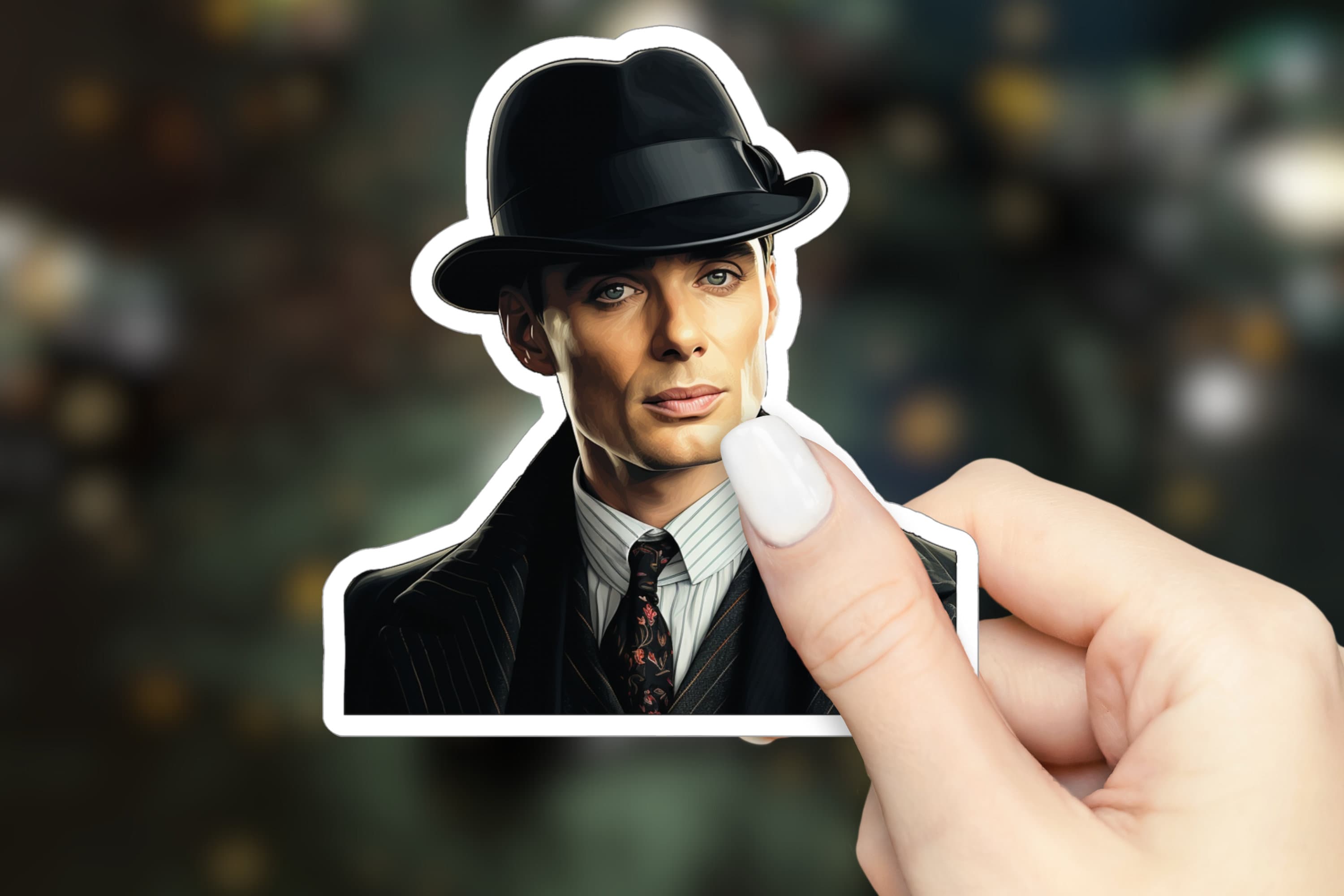 Cillian Murphy Oppenheimer Sticker, Laptop Stickers, Glossy Vinyl ...