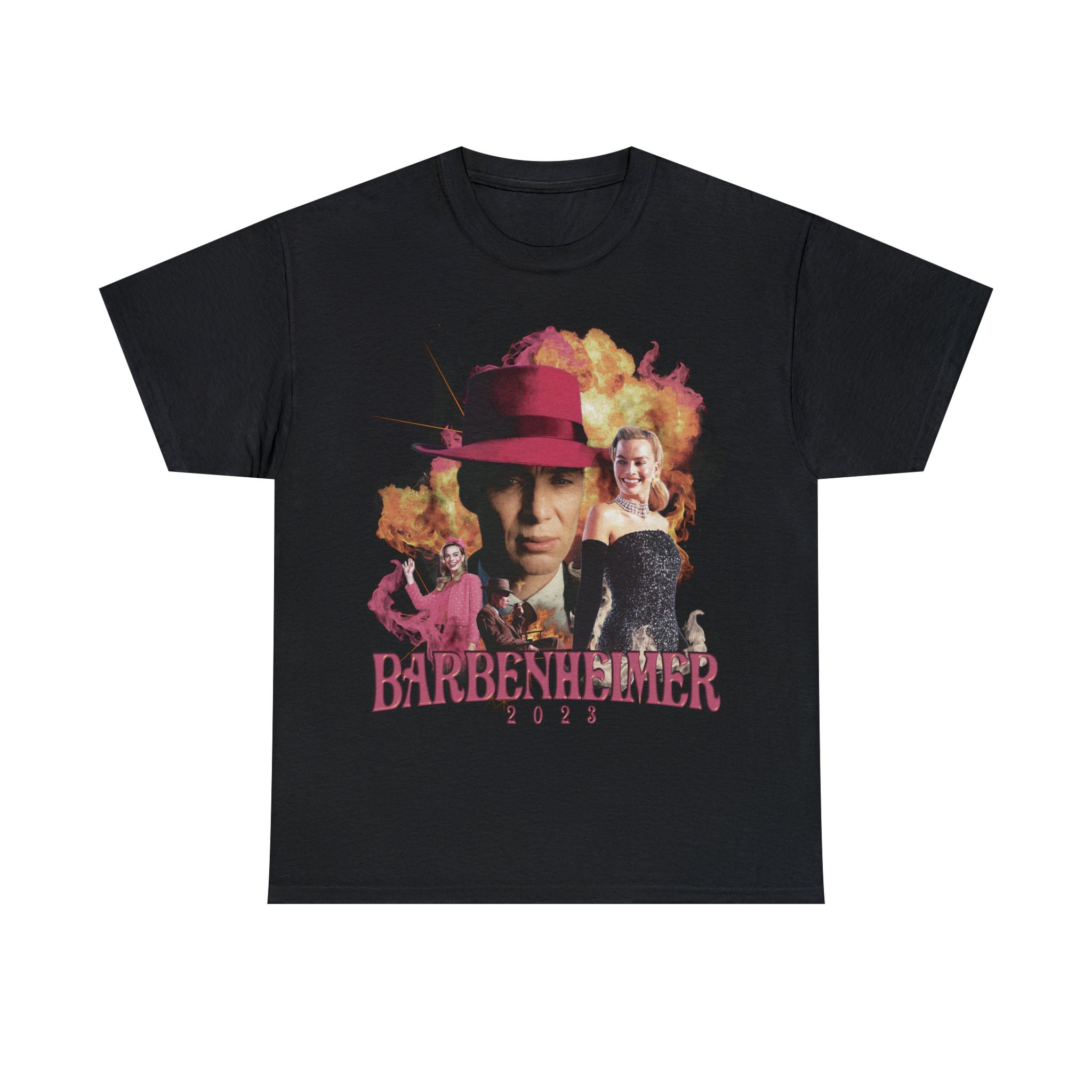 Barbenheimer T-Shirt, Camiseta I Survived Barbenheimer 2023, Barbie And ...