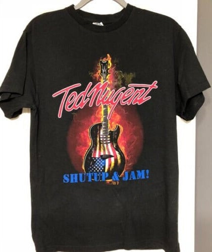 Ted Nugent T-shirt, Ted Nugent Adios Mofo 2023 Tour Shirt, Nugent Final ...