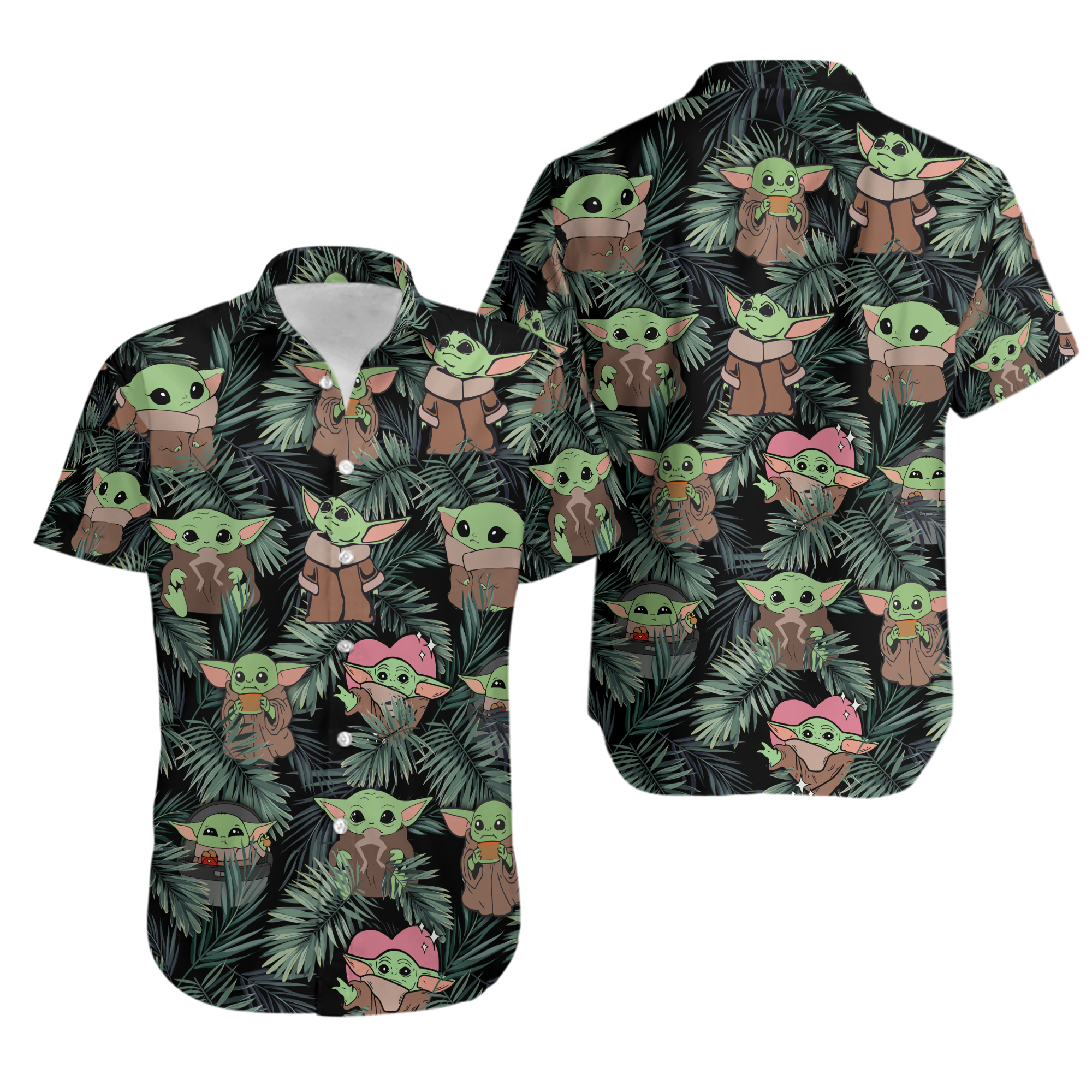 Baby Yoda Hawaiian Shirt