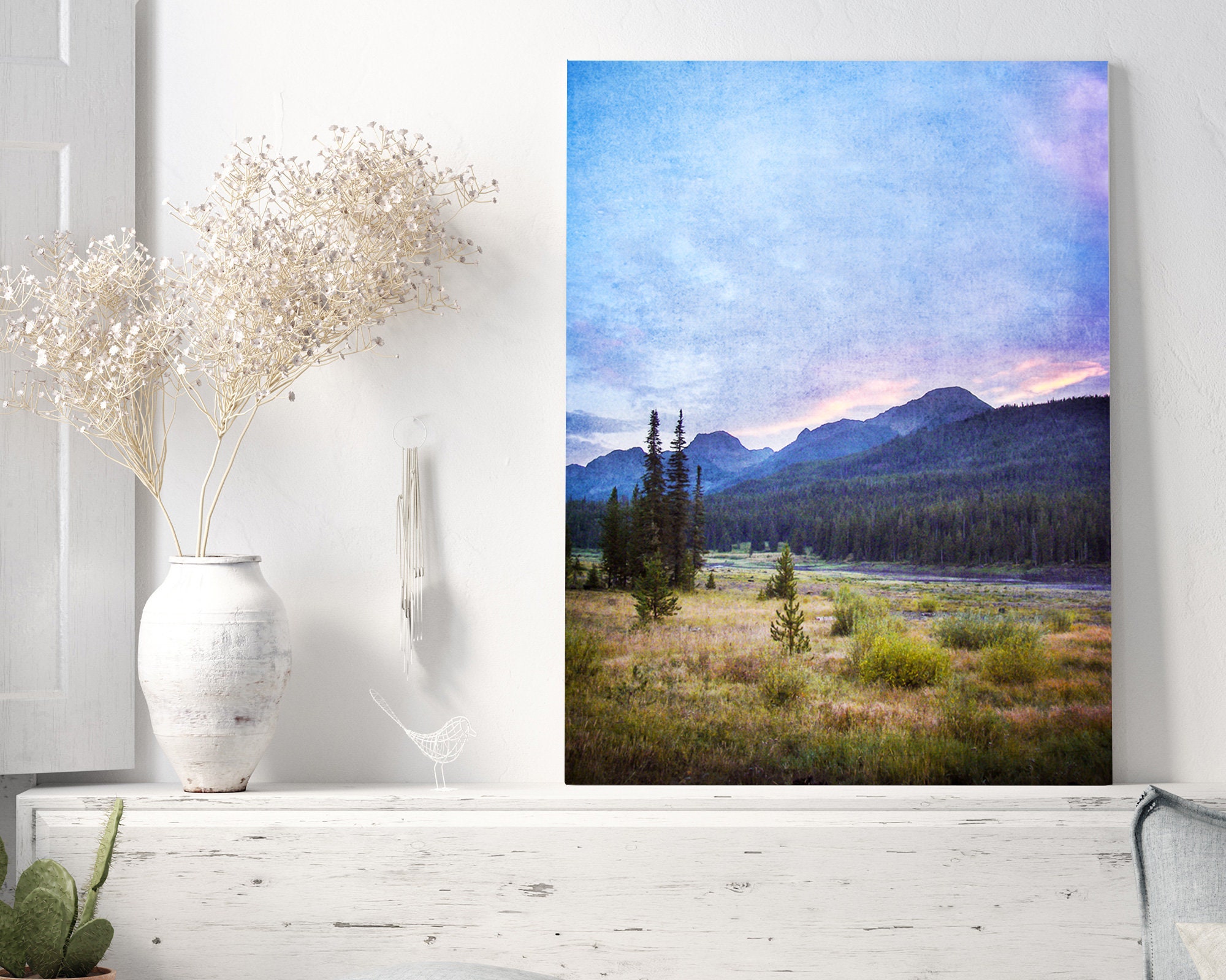 Modern Mountain Landscape Wall Art - Instant Download Printable Wall ...