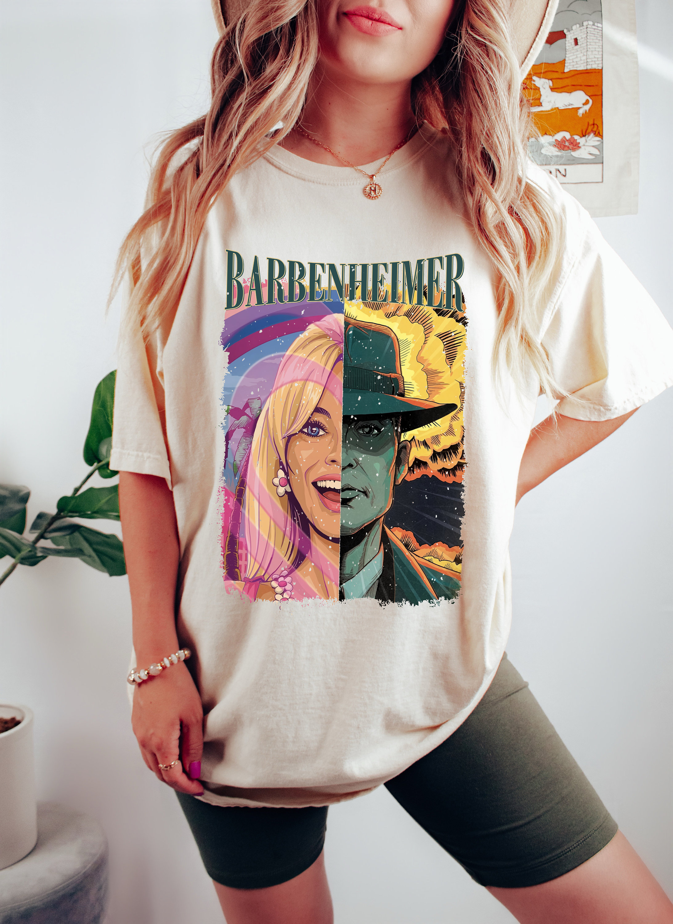 Barbenheimer Lets Go Party T-Shirt