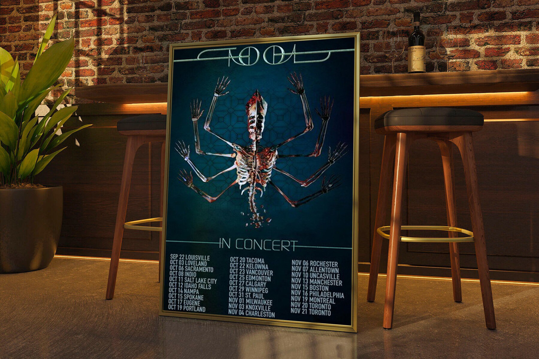 Tool Announces Fall 2023 North American Tour Poster Designed & Sold By ...