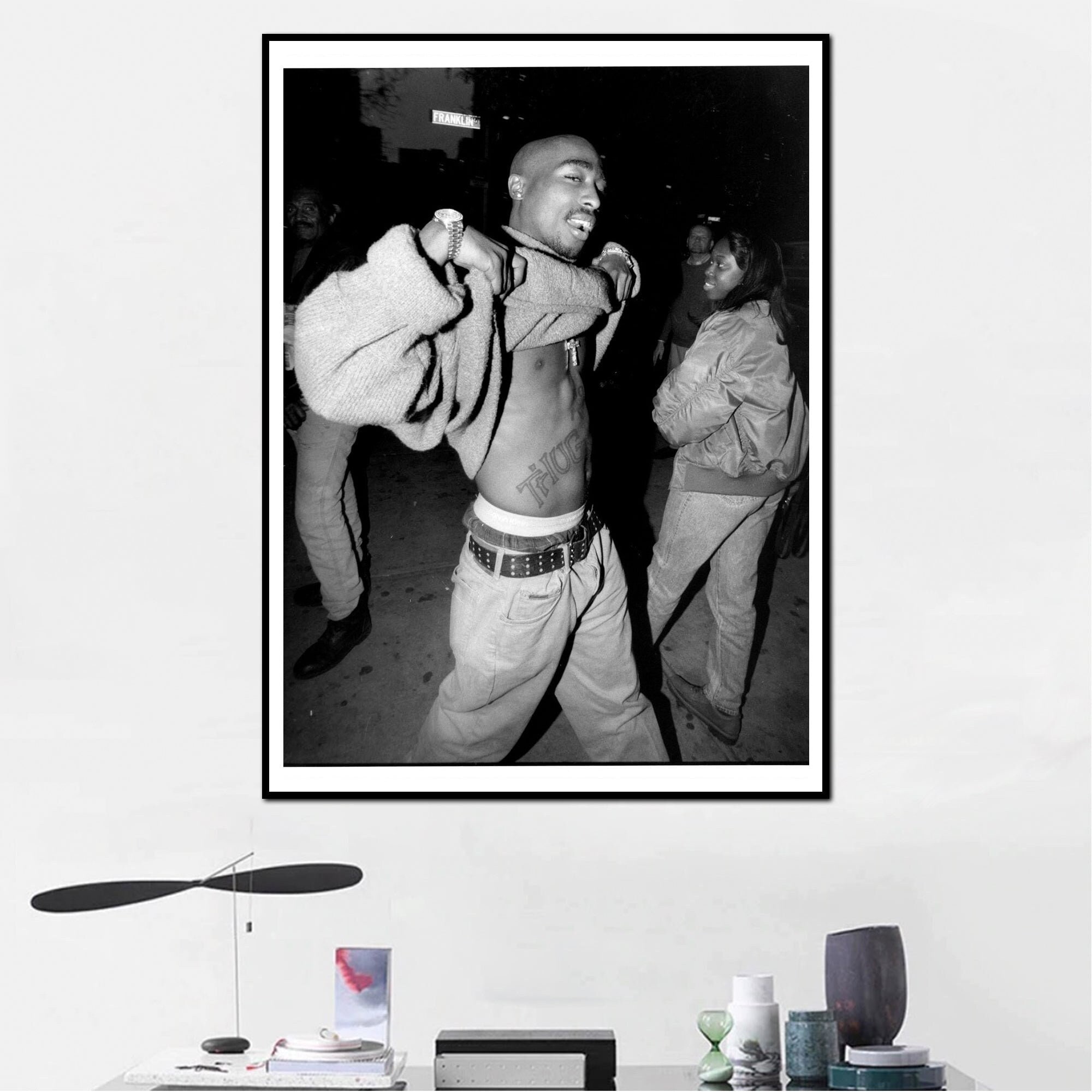Tupac 2pac Rapper Poster Print | Print Art Canvas Movie Poster Picture ...