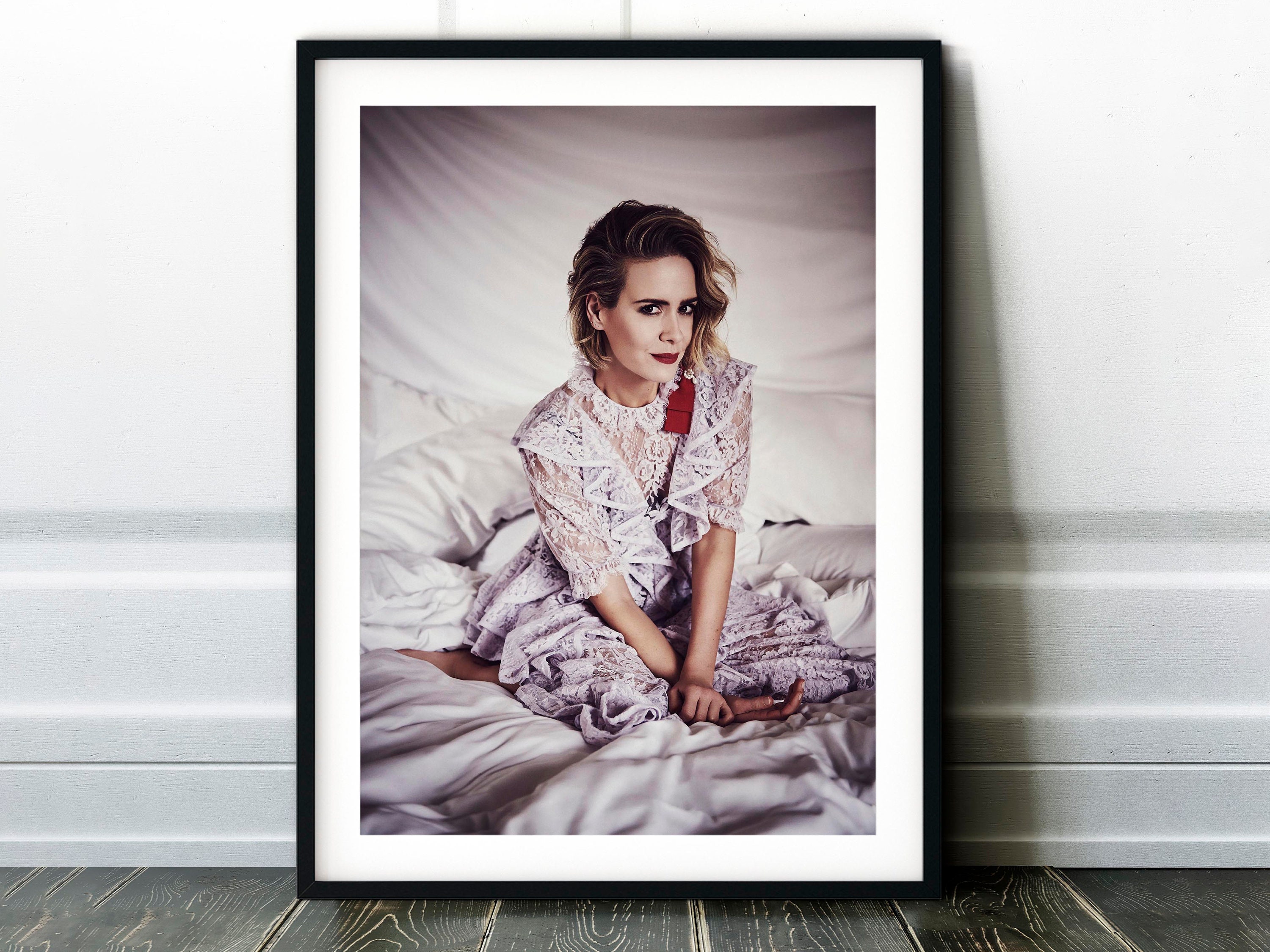 Sarah Paulson Poster - Three Size A3, A4 And A5 - Unframed - Wall Art