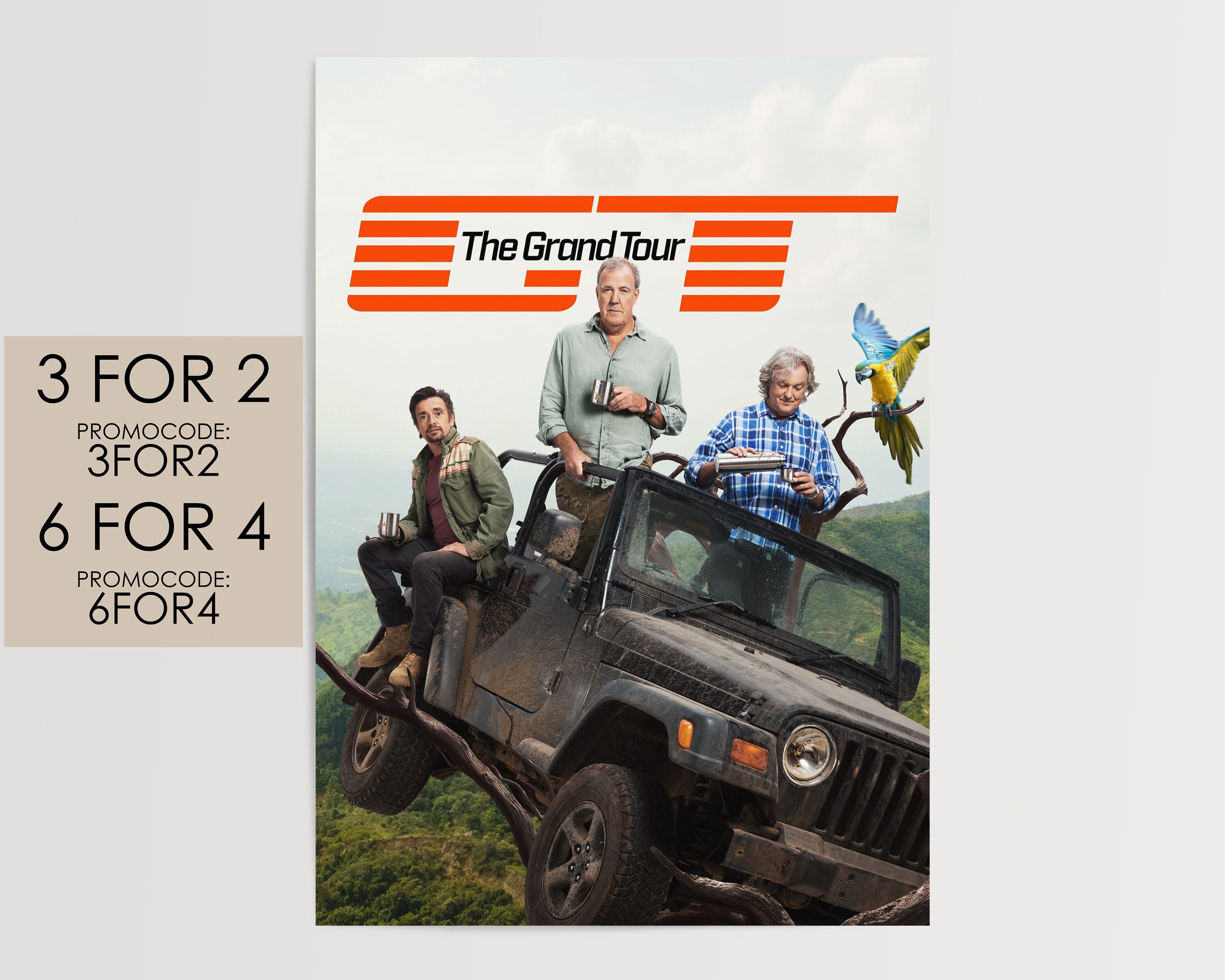 The Grand Tour Poster - TV Movie Poster Art Film Print Gift #TGT002 ...