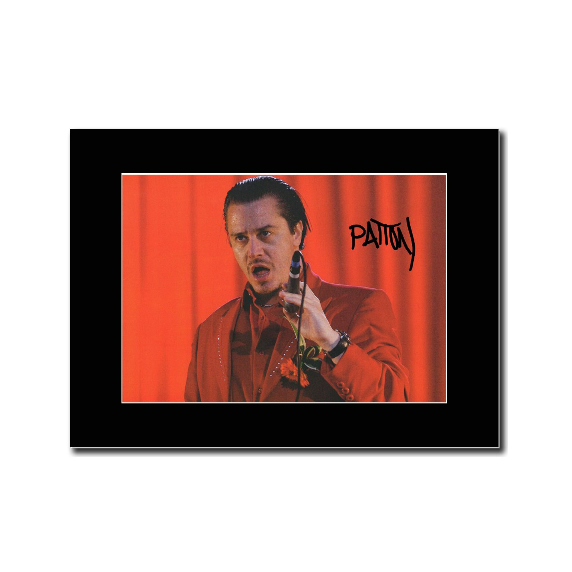 Faith No More - Mike Patton - Signed Matted Mounted PRINT..! Designed ...